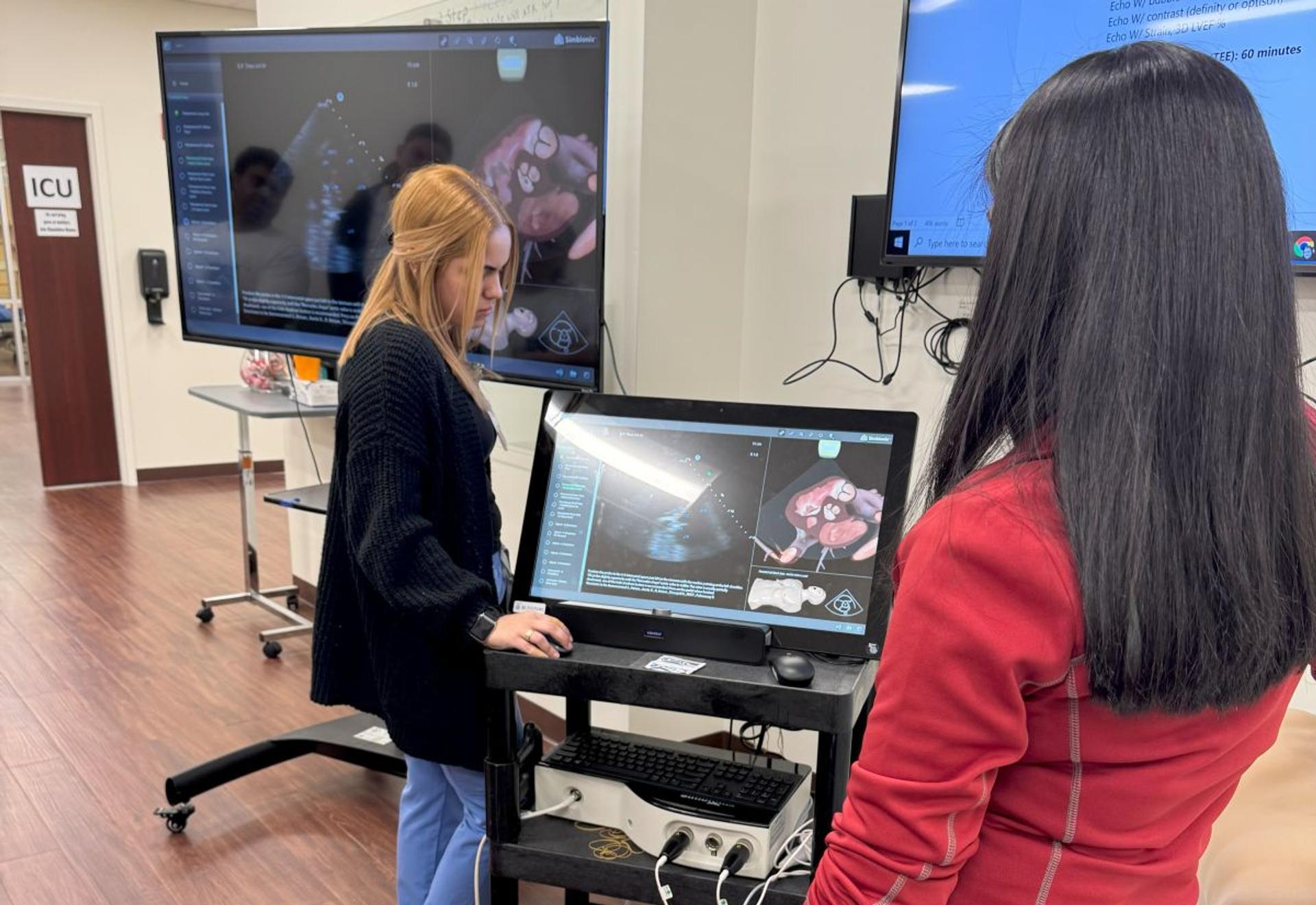CVT Students Visit Linda Grunin Simulation Lab | AIMS Education